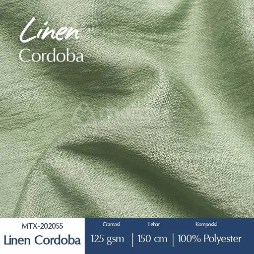 Jual Kain Linen Crinkle Cordoba Premium | Moiztex