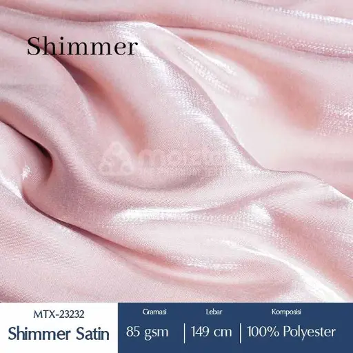 Jual Kain Shimmer Satin Premium | Moiztex