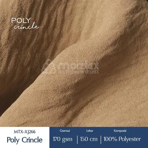 Jual Kain Crinkle Premium Poly Crincle | Moiztex